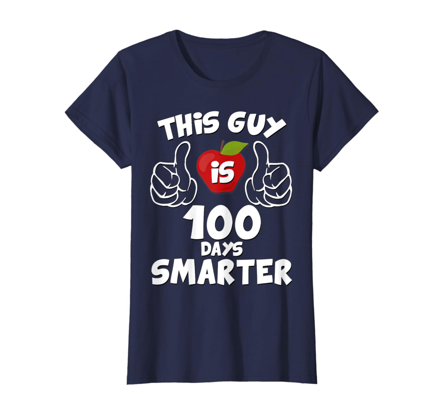 100 Days Of School Shirt This Guy Is 100 Days Smarter Gift 100-days-of-school-shirt-this-guy-is-100-days-smarter-gift